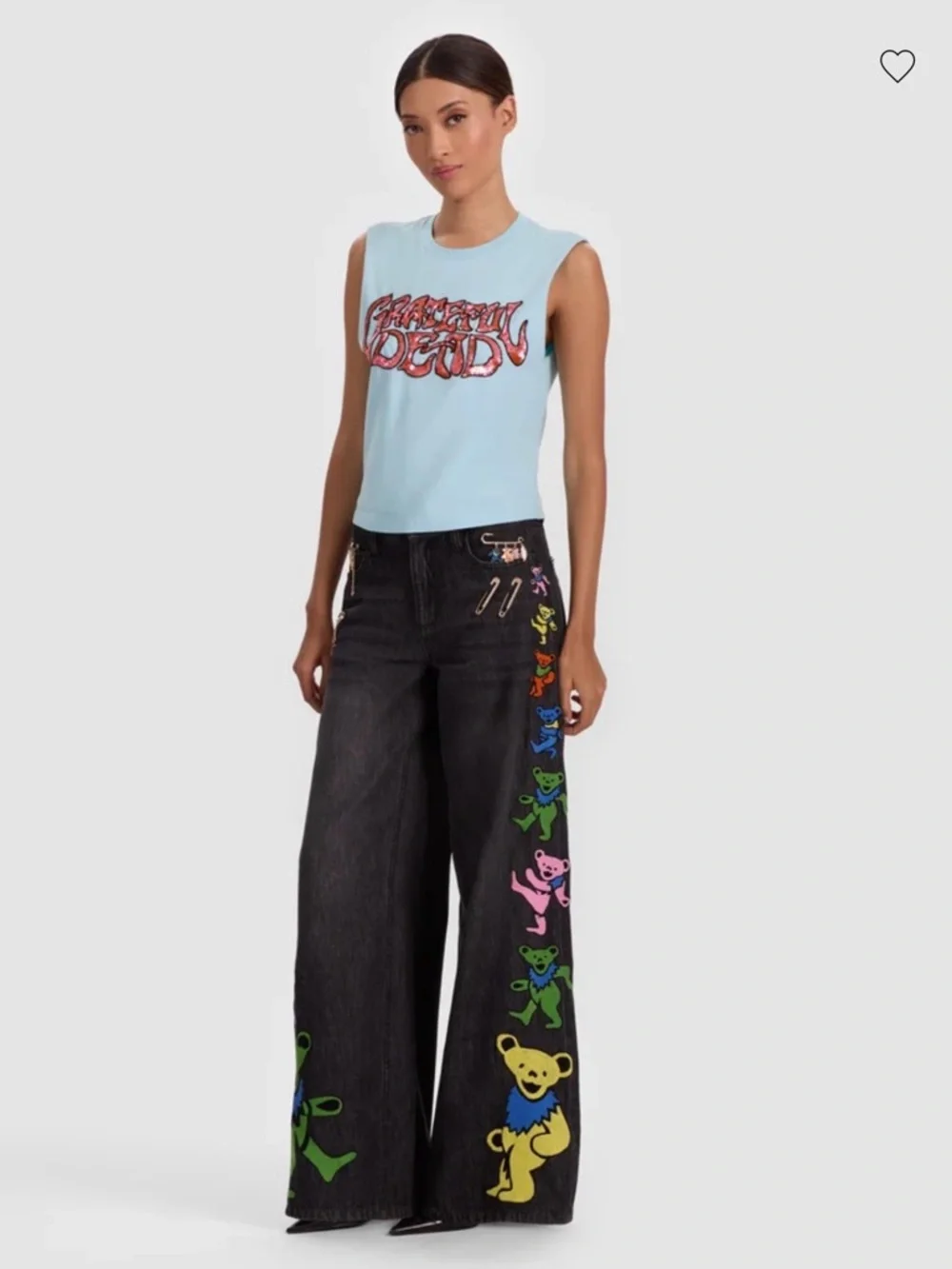Alice + Olivia | Tops | Alice And Olivia X Grateful Dead Micah Muscle ...
